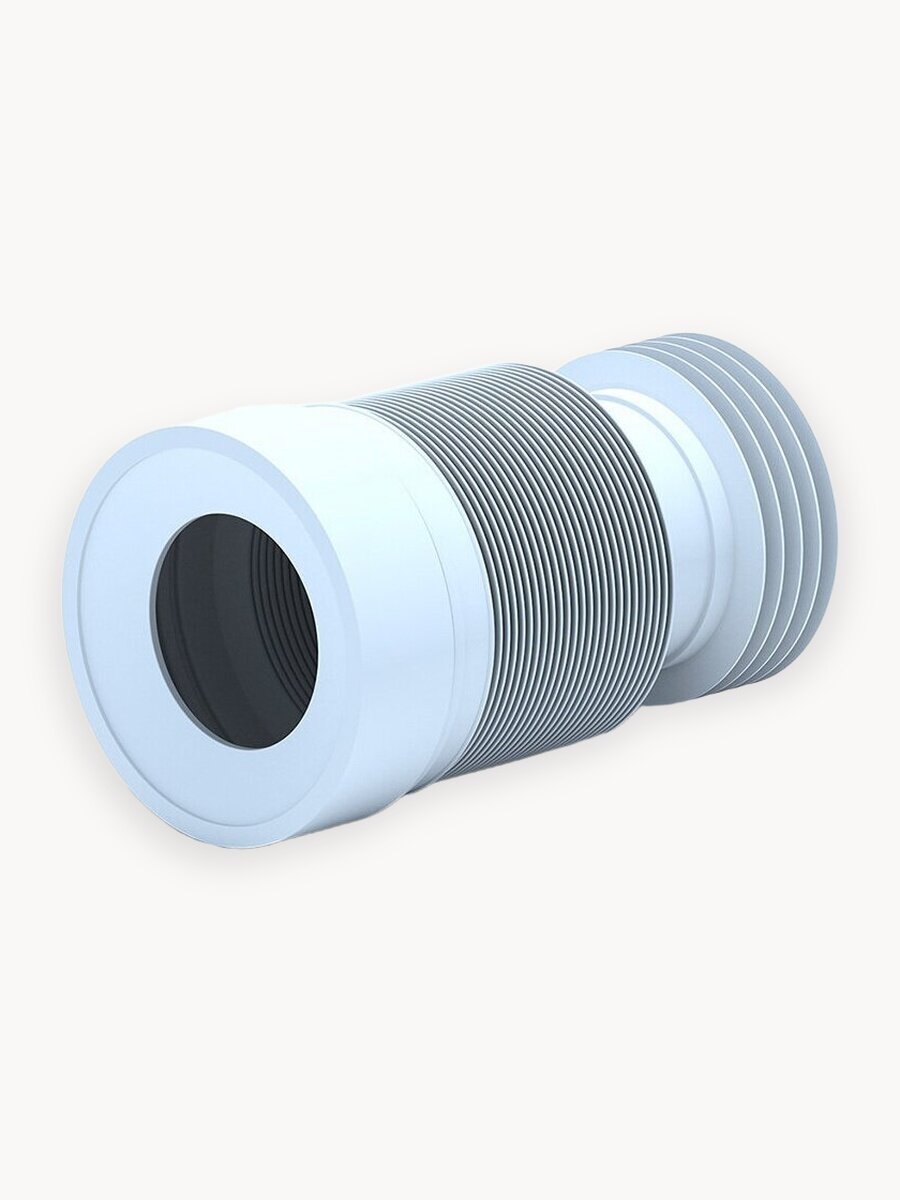 Гофра удлинитель гибкий для унитаза выпуск 110мм (225-520мм) Ани Пласт K828