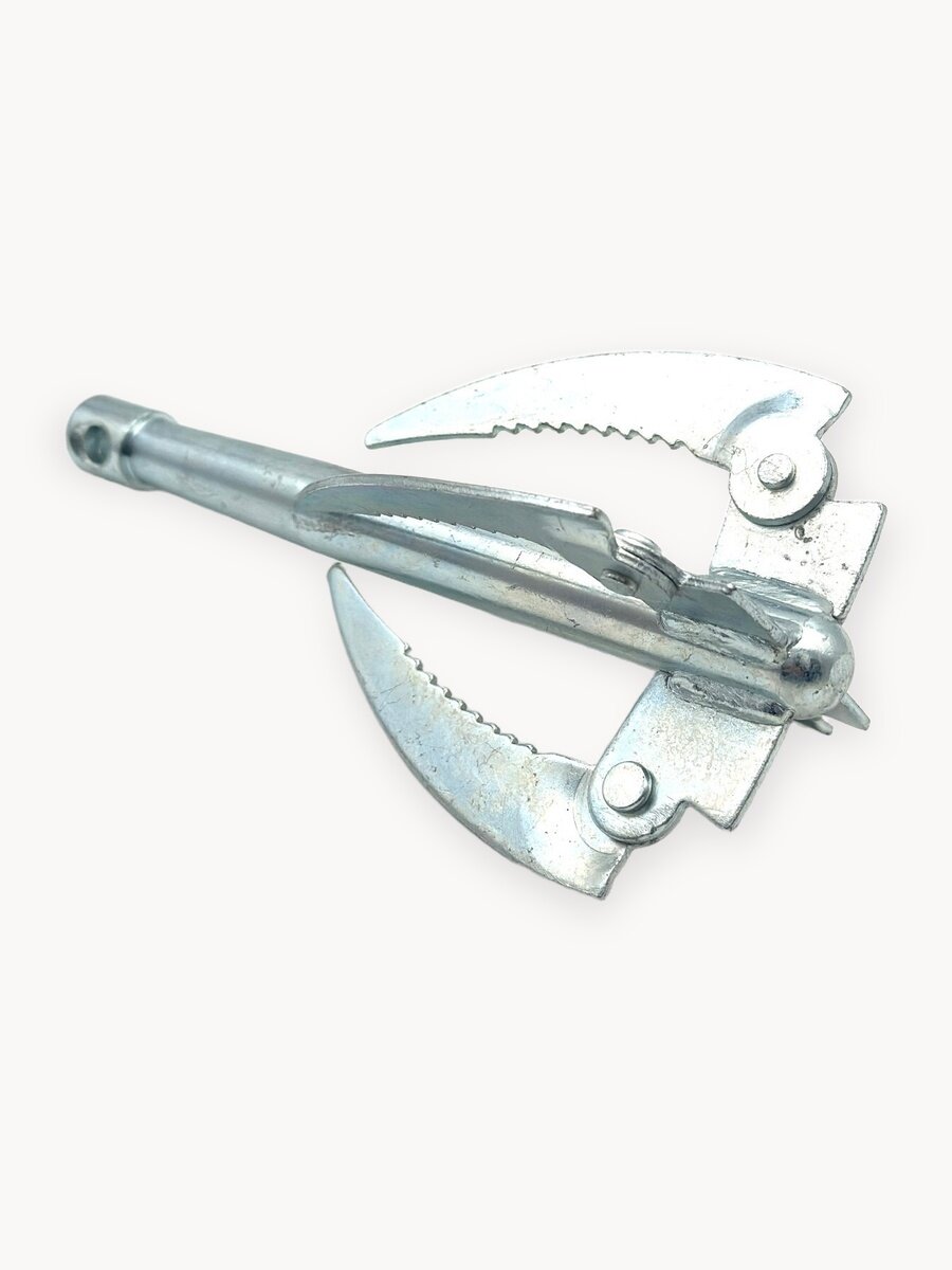 Якорь для лодки складной для рыбалки, 1 щуп, стальной стержень, вес 385г