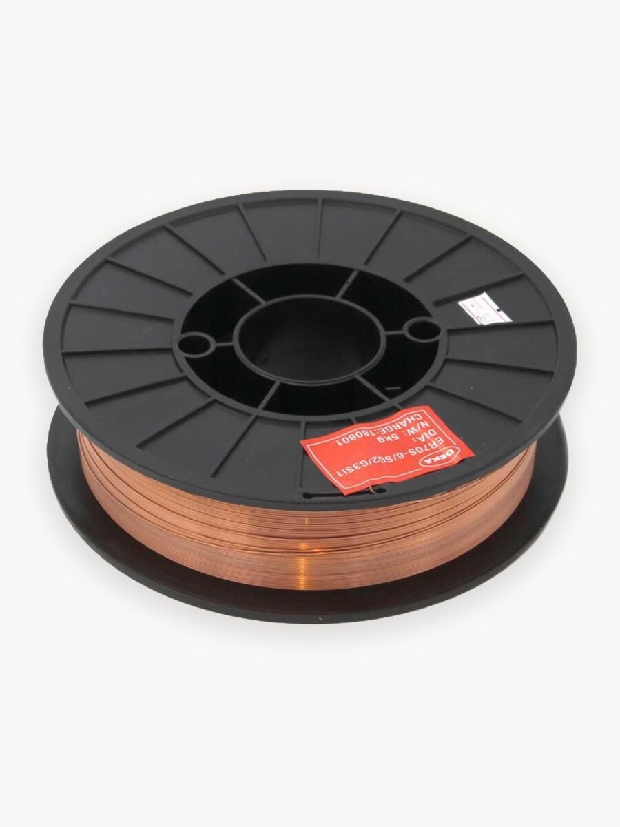 Проволока омедненная ER70S-6 (0.8 мм; 5 кг) DEKA СТ000001711, 000001711 в