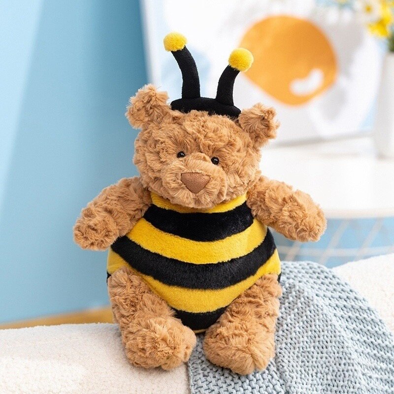 Британские плюшевые игрушки в стиле Jellycat Серия медведей Барселона и дракона Матча Милые животные куклы подарок на