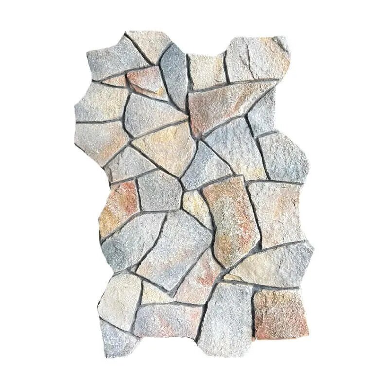 Фасадный кирпич из белого песчаника PU, старинная каменная кладка, культурный фон, настенная декоративная доска