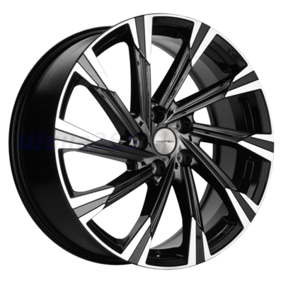 Литой колесный диск Khomen Wheels KHW1901 (Chery Tiggo 7 Pro) 7,5x19/5x108 ET33 D60,1 Black-FP