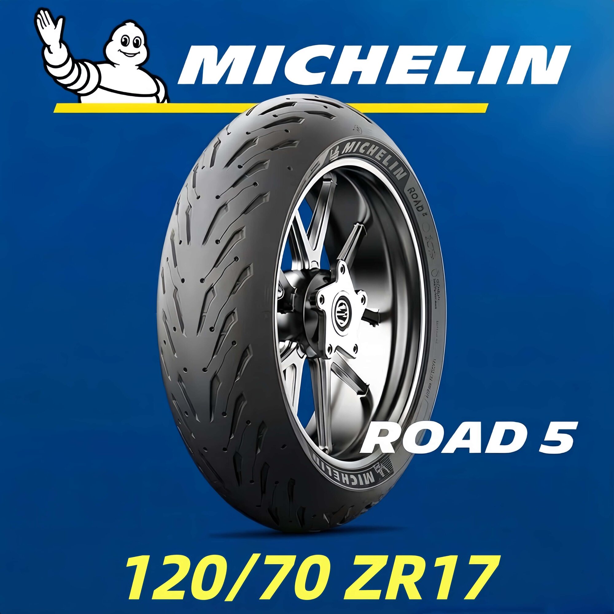 Michelin ROAD 5 Универсальная Мотошина 120/70 ZR17 — Универсальная для Разных Моделей