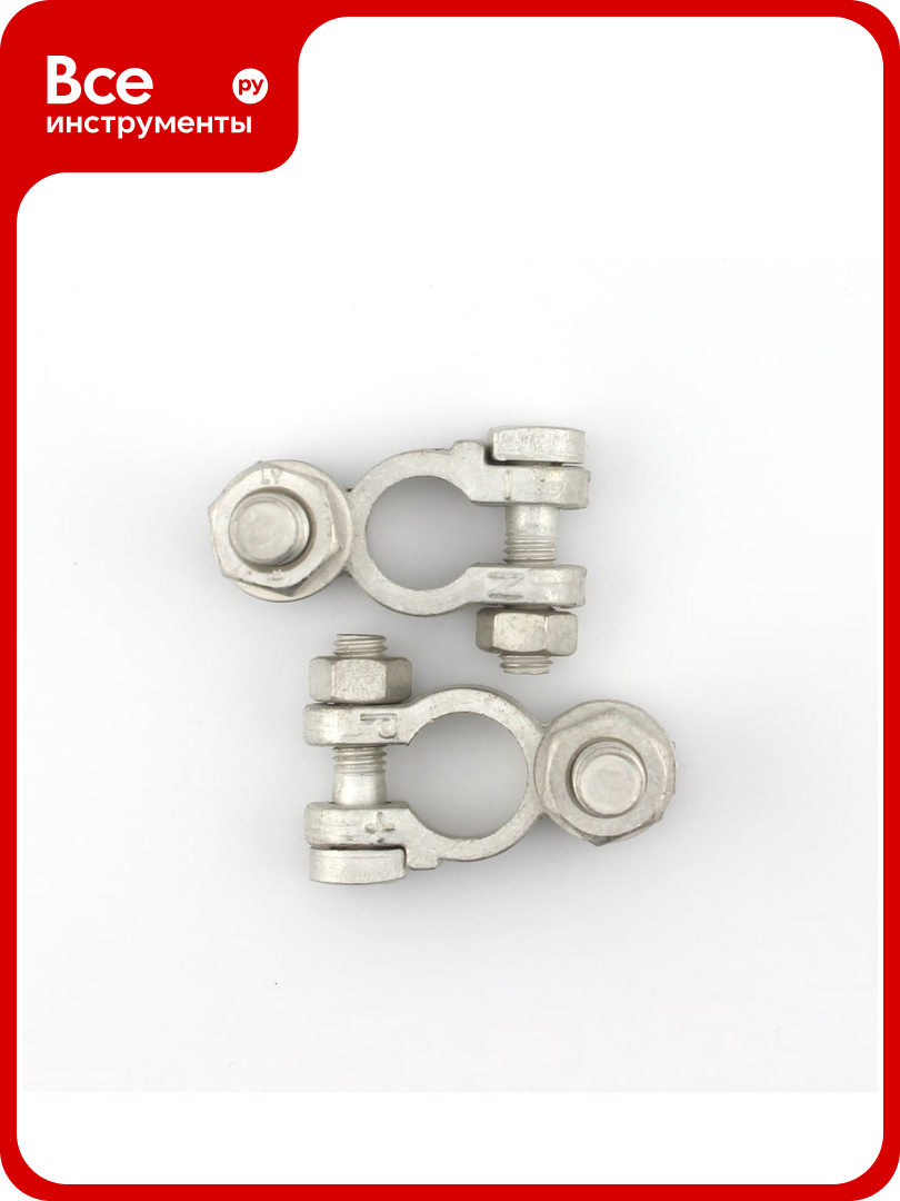 Клемма АКБ Nord-Yada латунь 2шт болт М10 ТМ Nord YADA 909915