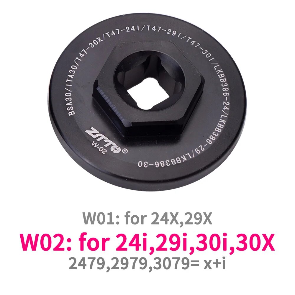 Каретка ZTTO T47 керамические подшипники 24/29/30 мм для шатунов DUB TOOL W02A