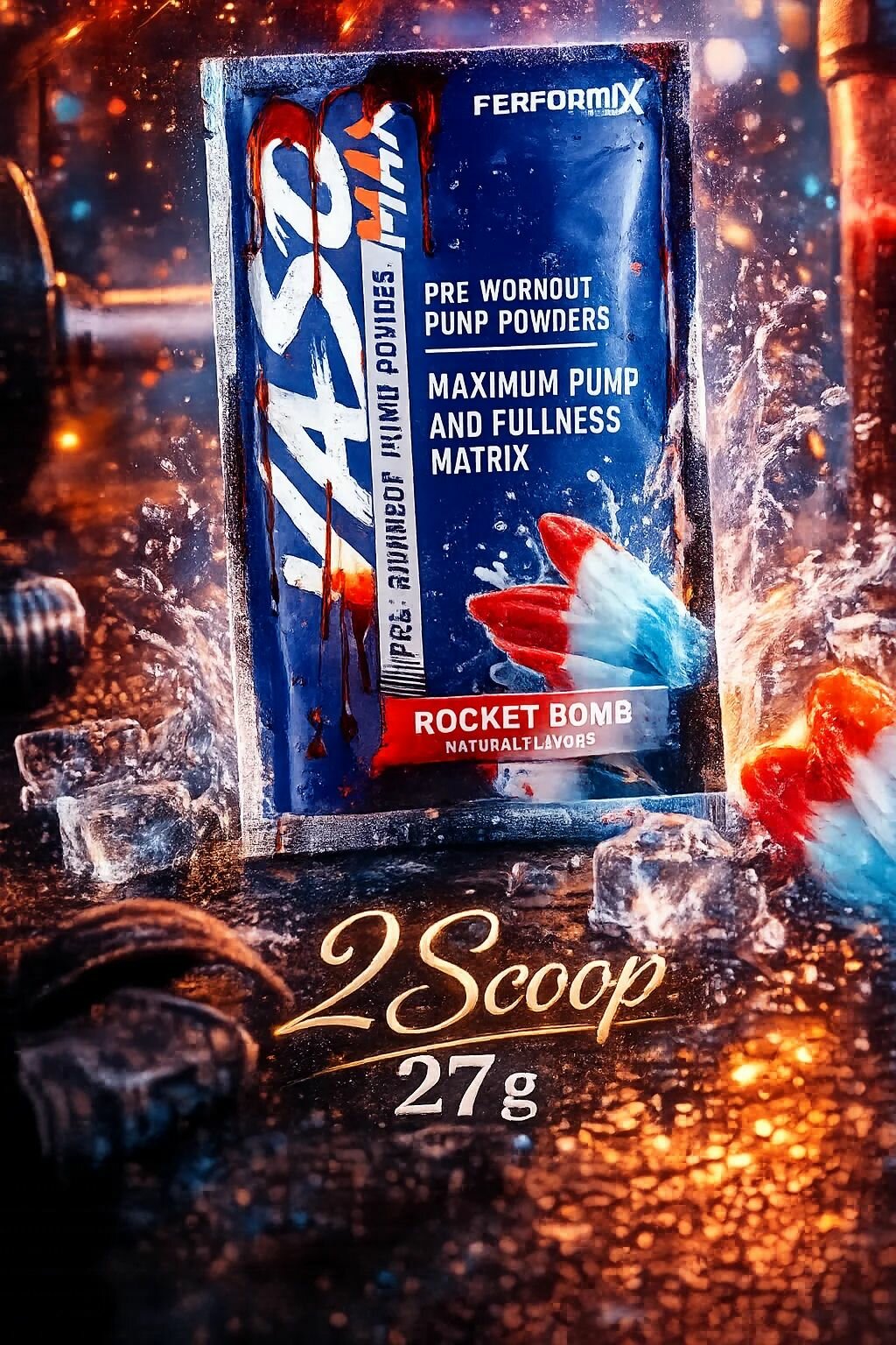 Предтрен/Азотник Vaso Max (Performax Labs) 2 порции