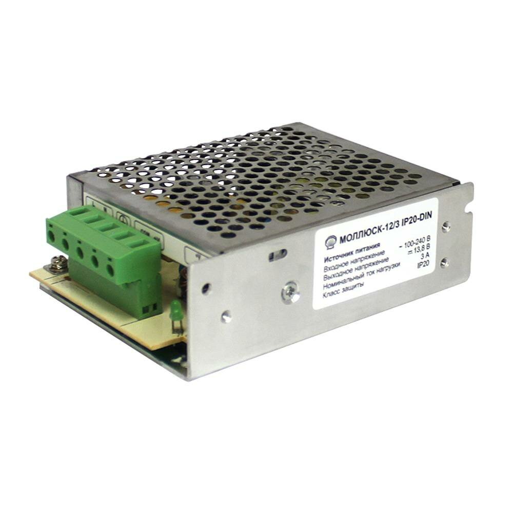Скат Моллюск-12/3 IP20 DIN Источник питания