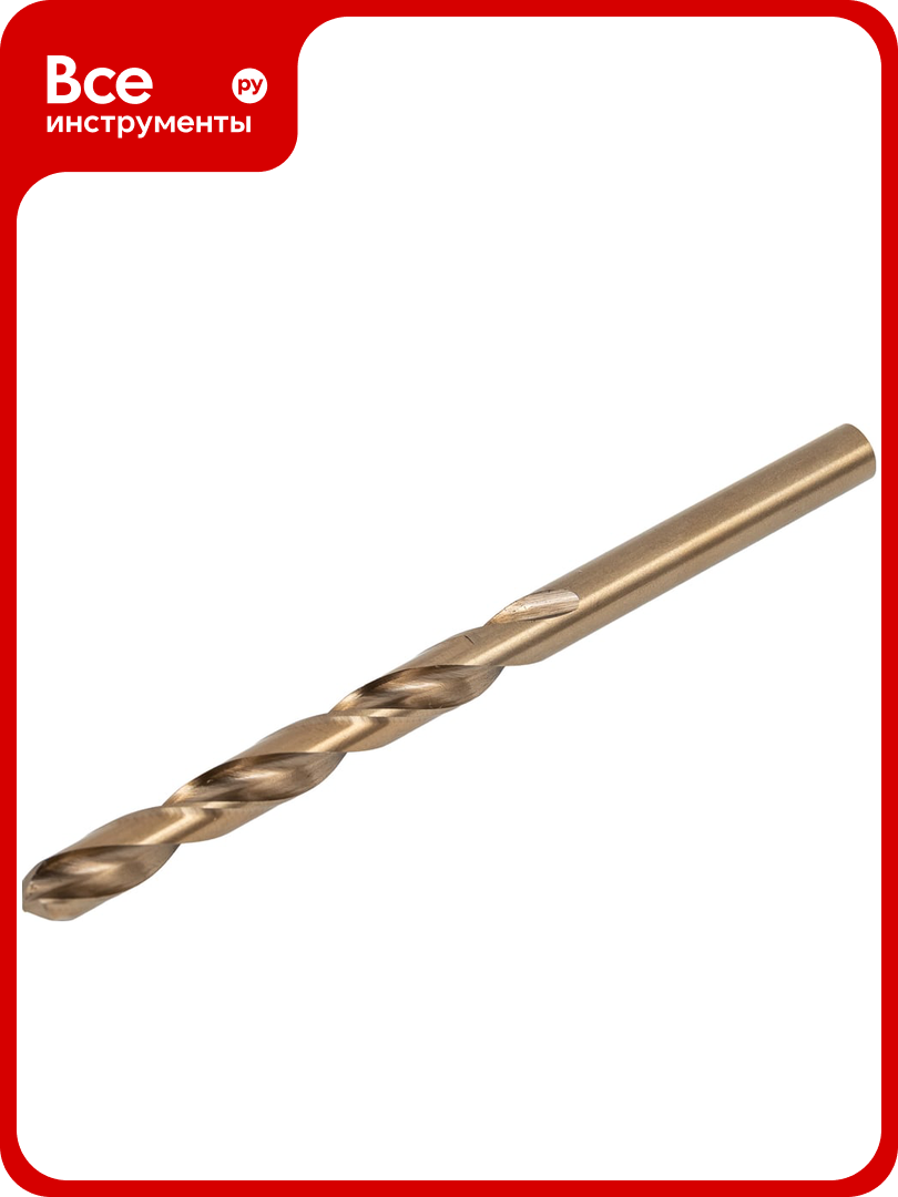 Сверло по металлу D.BOR COBALT 5, HSS-Co, DIN 338 6.0х57/93 мм, 10 шт D-TD-338-CO5-060-10