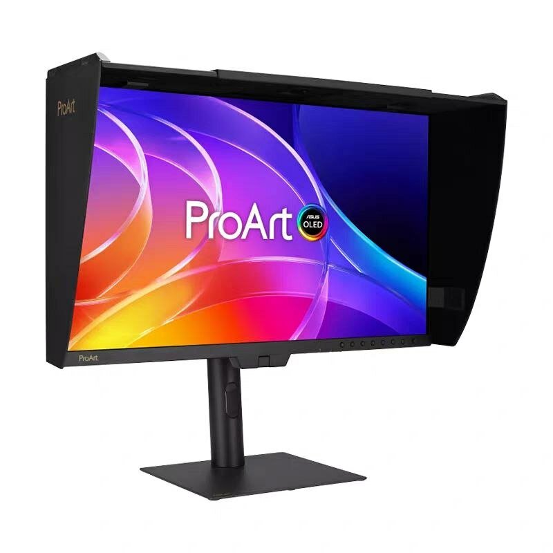 27″ Монитор ASUS ProArt PA27USD (2025), 240 Гц, 3840×2160, DisplayHDR True Black 400, Thunderbolt 4 ×2, DP 2.1, HDMI 2.1, 12G-SDI, 0.03 мс, 16:9, 1000 кд/м2 (пик), QD-OLED, чёрный