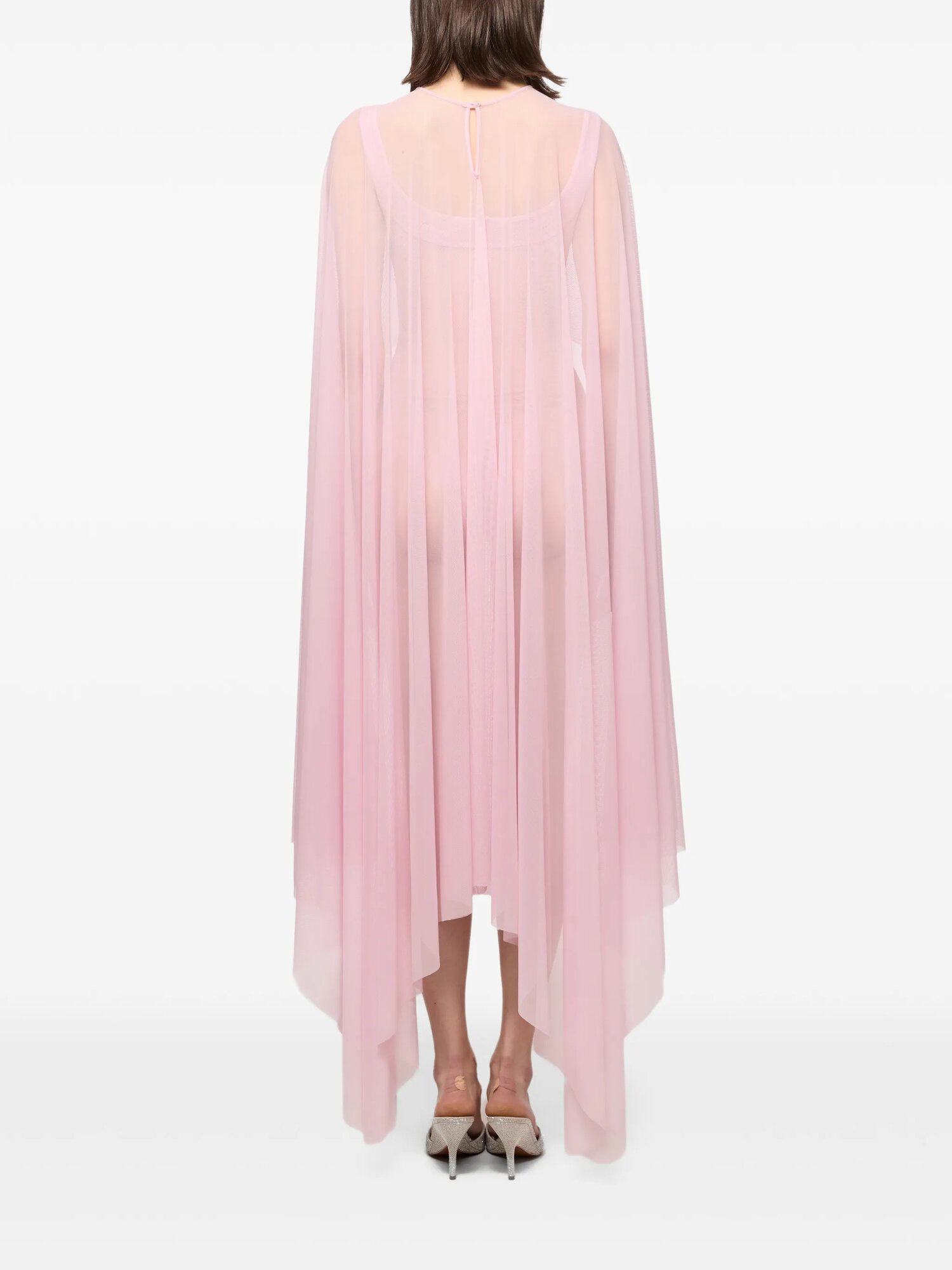Накидка ATU BODY COUTURE Asymmetric-hem body, размер XS, pink — фото 1