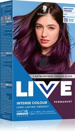 Краска для волос Schwarzkopf LIVE Intense Colour, U69 Amethyst Chrome, 1 шт