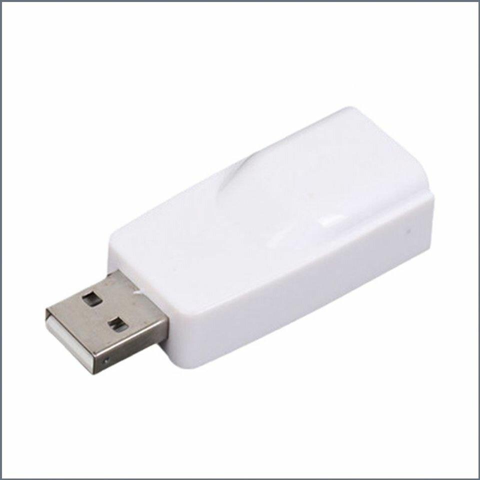 USB-RJ45 LAN Ethernet Адаптер 100 Мбит/С USB2.0 Сетевая Карта Белая