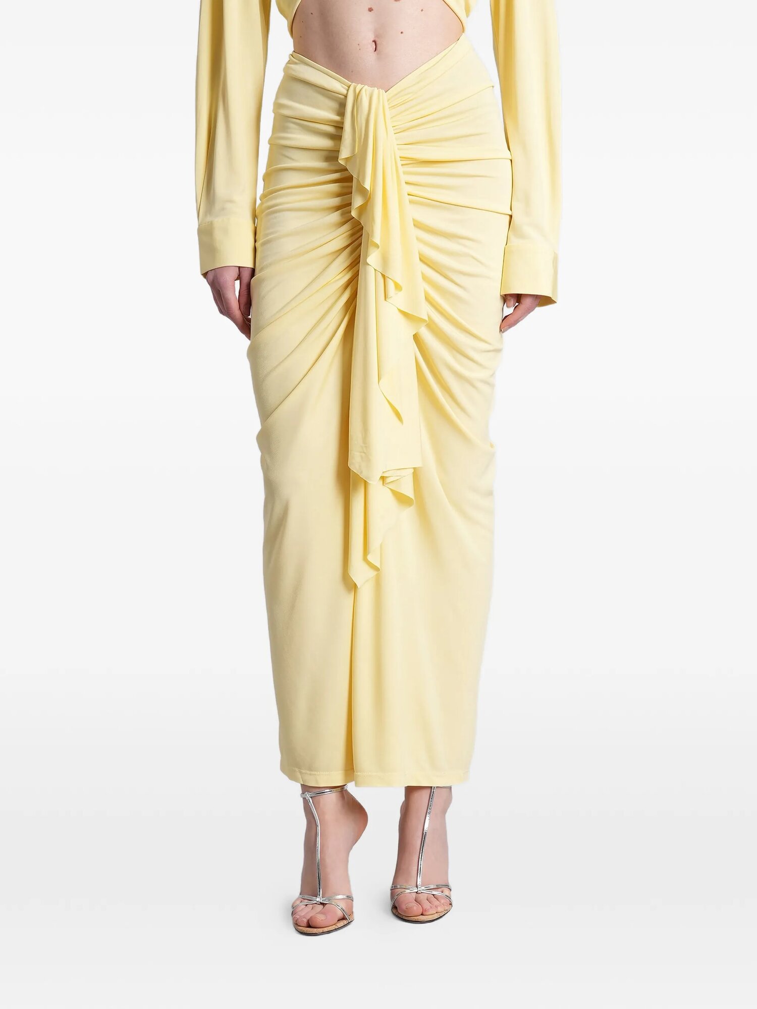 Юбка Ruffled-detailing maxi skirt