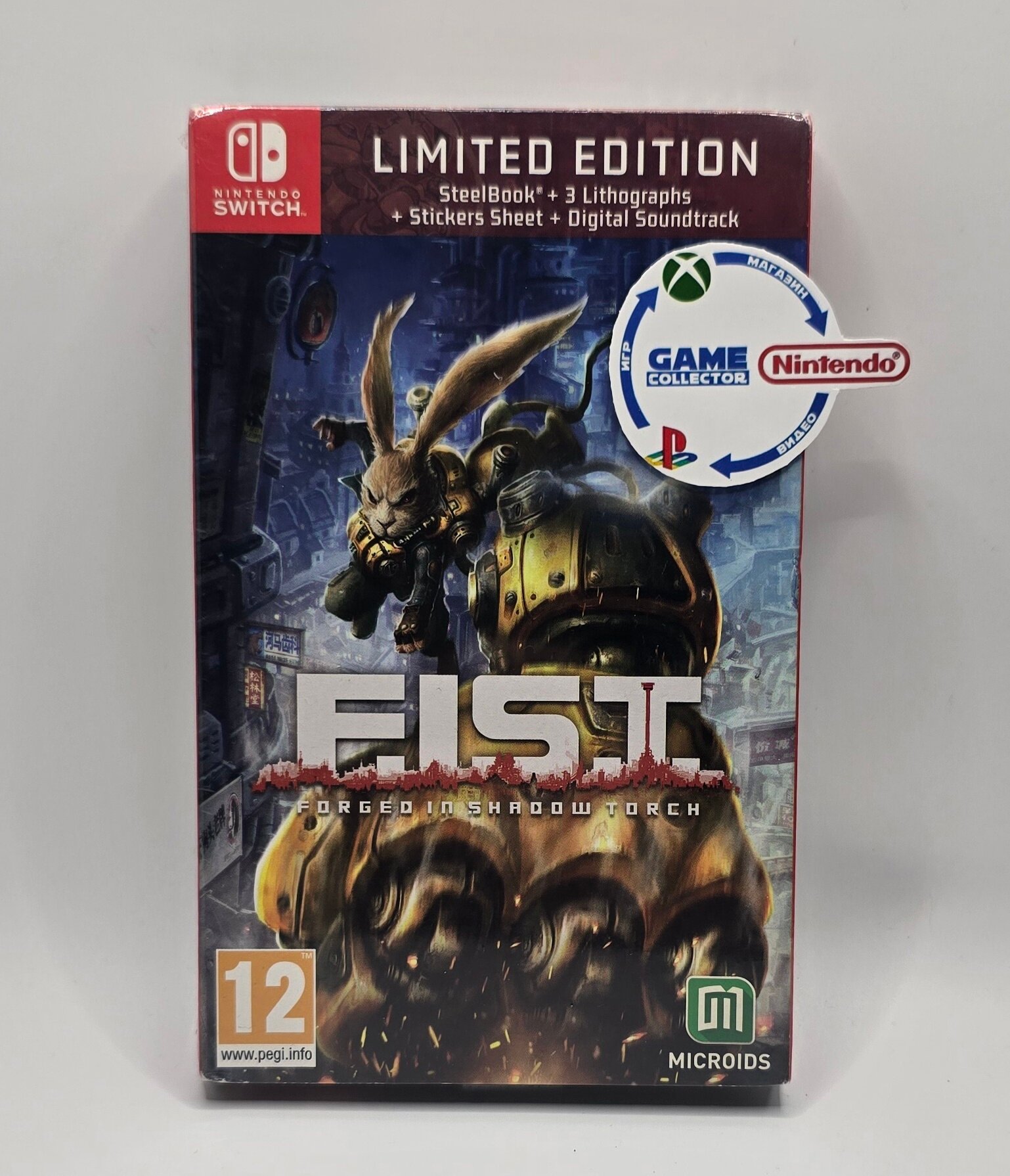 Игра F.I.S.T: Forged In Shadow Torch Limited Edition Steelbook Nintendo Switch, русские субтитры