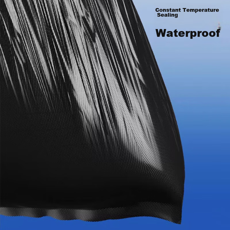 Amas Large Trash Bags 60x80CM*100 Thickened Flat Mouth Commercial Property Hotel Extra Large Plastic Bags