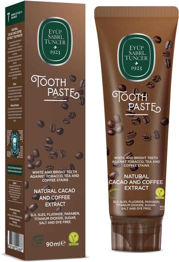Eyup Sabri Tuncer Natural Cacao And Coffee Extract Toothpaste зубная паста 90 ml