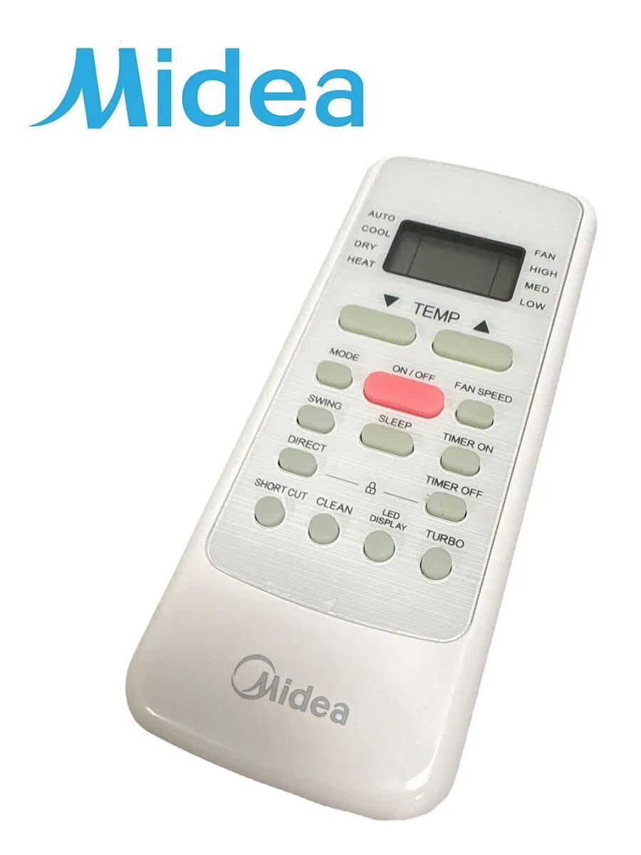 Оригинальный пульт RG51B/E с датчиком для кондиционера Midea