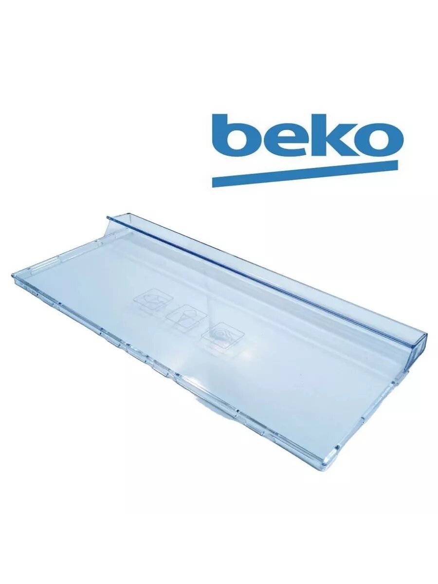 Оригинальная панель морозилки холодильника Beko 403х170мм