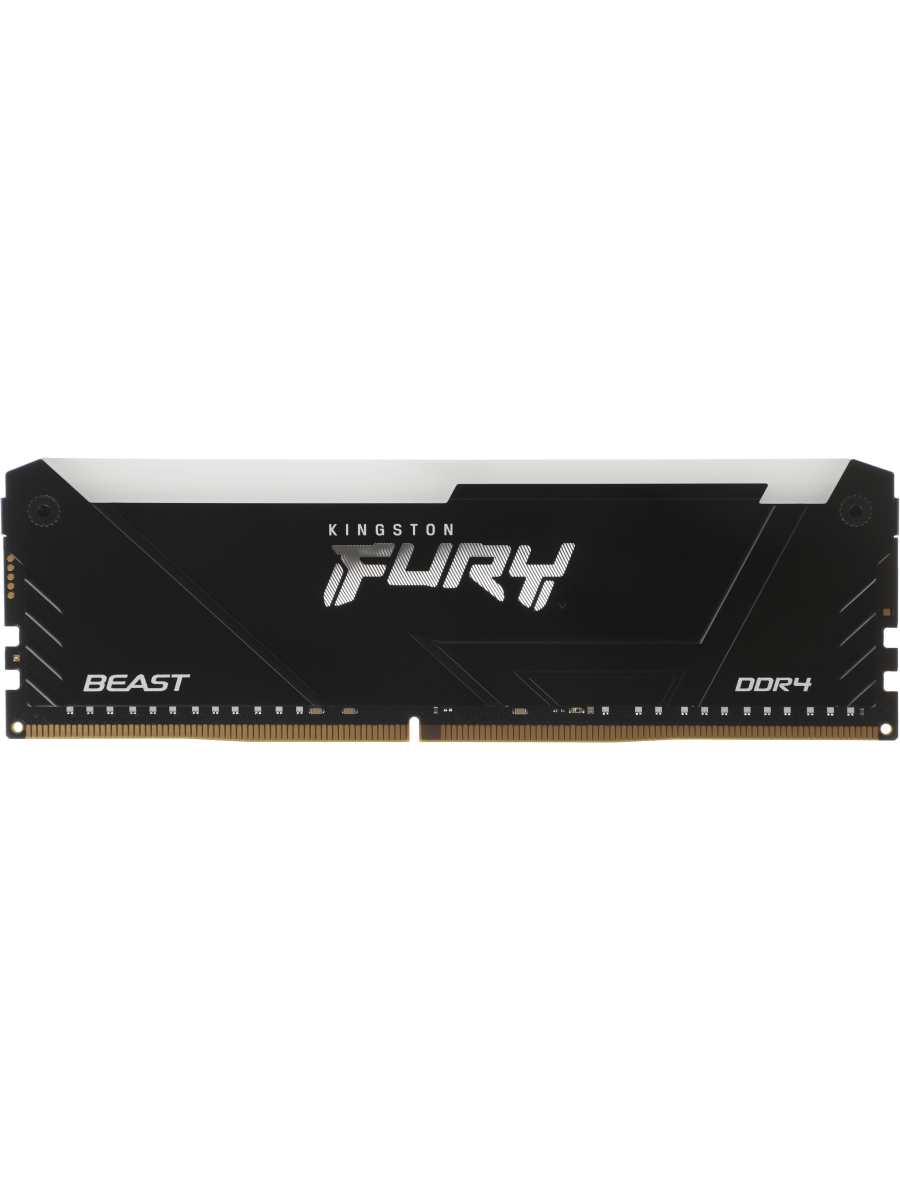 Память DDR4 32GB 3200MHz Kingston KF432C16BB2A/32 Fury Beast RGB RTL Gaming PC4-25600 CL16 DIMM 288-pin 1.35В dual rank с радиатором RTL