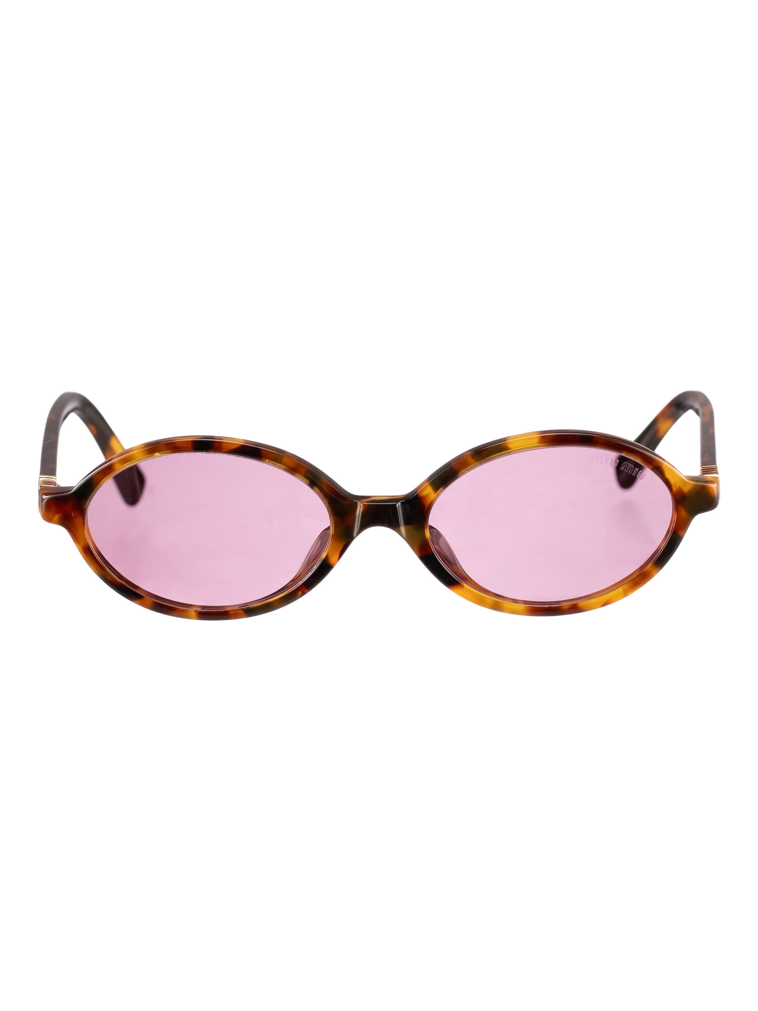 Солнцезащитные очки Miu Miu, коричневый — фото 1