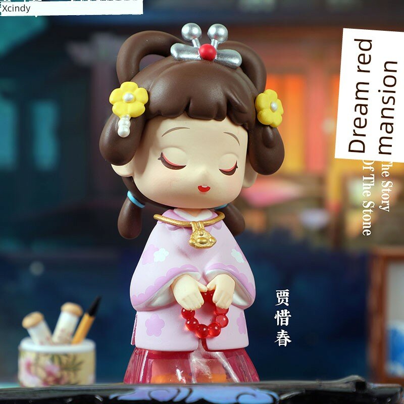 Аутентичная фигурка Qingyifang Cindy Dream of the Red Chamber в слепой упаковке, милая кукла в древнем стиле, подарок,