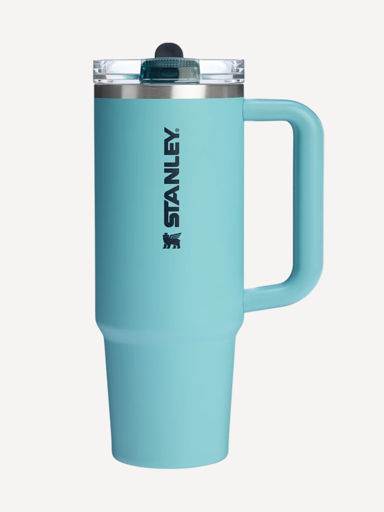 Термокружка Stanley Quencher ProTour Flip Straw 0.89 л (30 oz), с трубочкой, цвет бирюзово-голубой (Agave), оригинал США