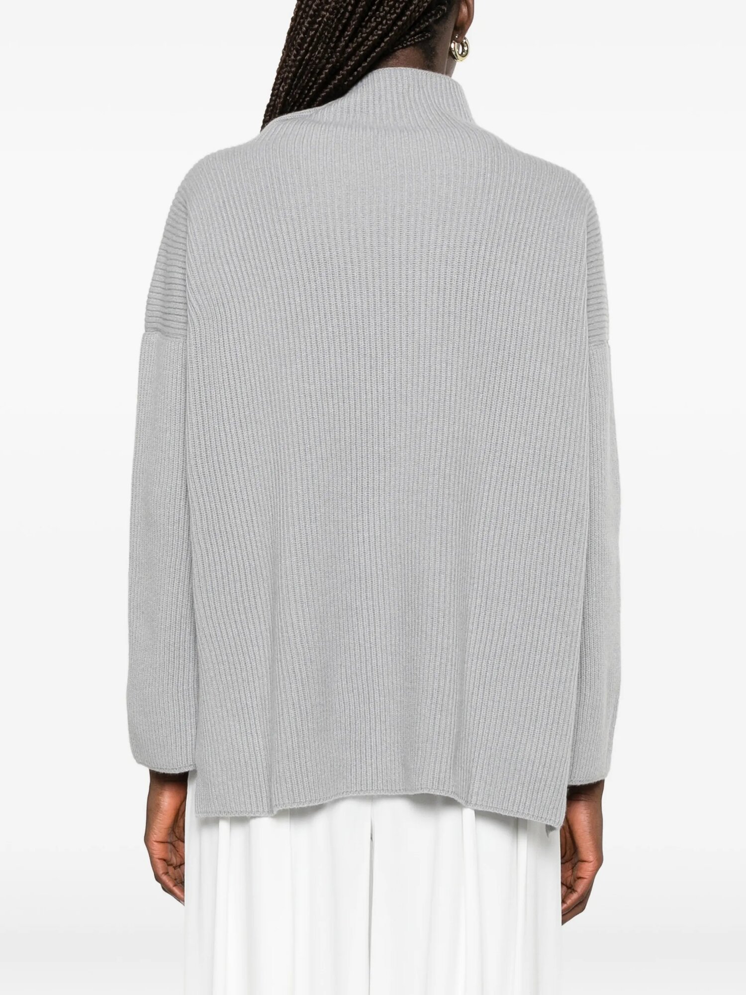 Свитер LA JULIE Ribbed-knit roll-neck sweater, размер OneSize, , серый — фото 1