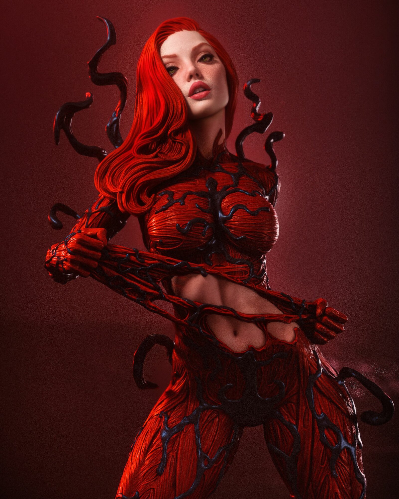 Сборная модель Mary Jane (Spider-Man), 300мм (без базы), 1/6 для покраски