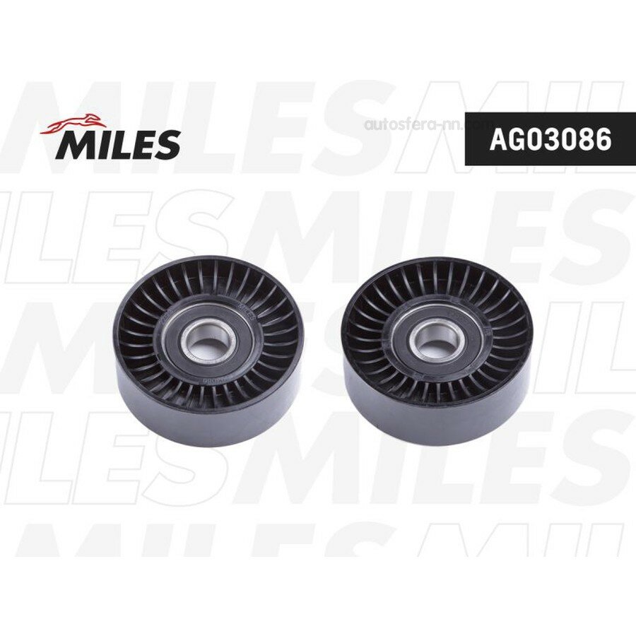 MILES AG03086 Натяжная планка, поликлиновой ремень