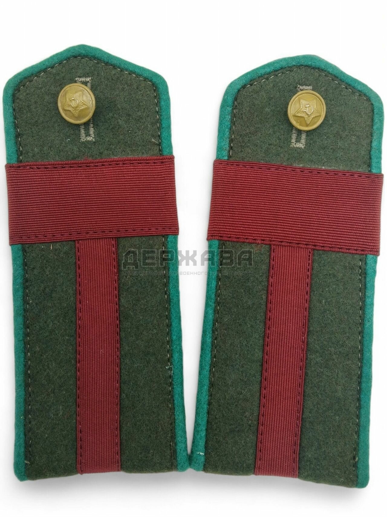 Погоны полевые, старшина погранвойск НКВД, (РККА) СССР обр. 1943г.