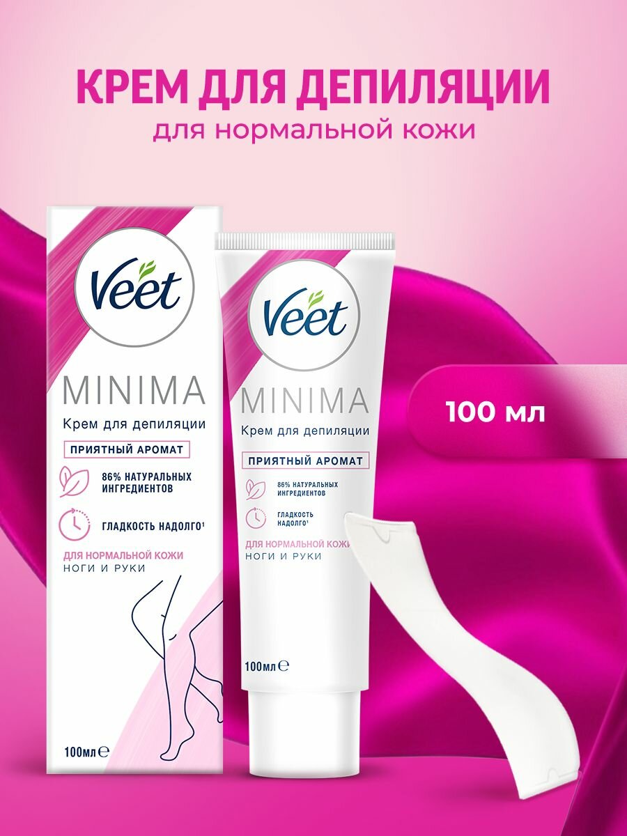 VEET Minima Крем для депиляции нормальной кожи ног и рук, 100 мл