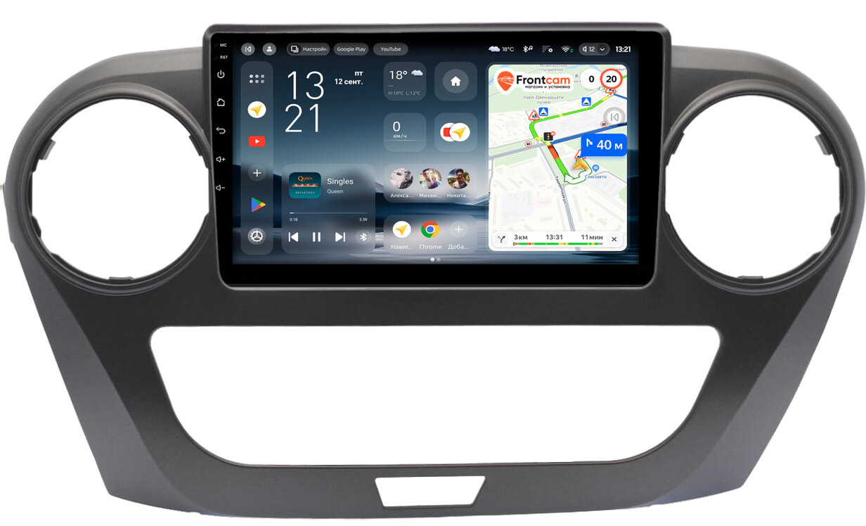 Штатная магнитола JAC Refine M3 2016-2026 Teyes CC4L 4/64 9" RM-9-0941 Android 14 (4G-SIM, QLed, AI)