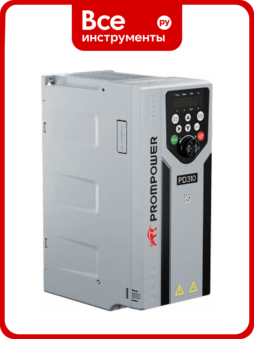 Преобразователь частоты Prompower pd310-a4075b, 380В, 17А, 7,5кВт PD310A4075B