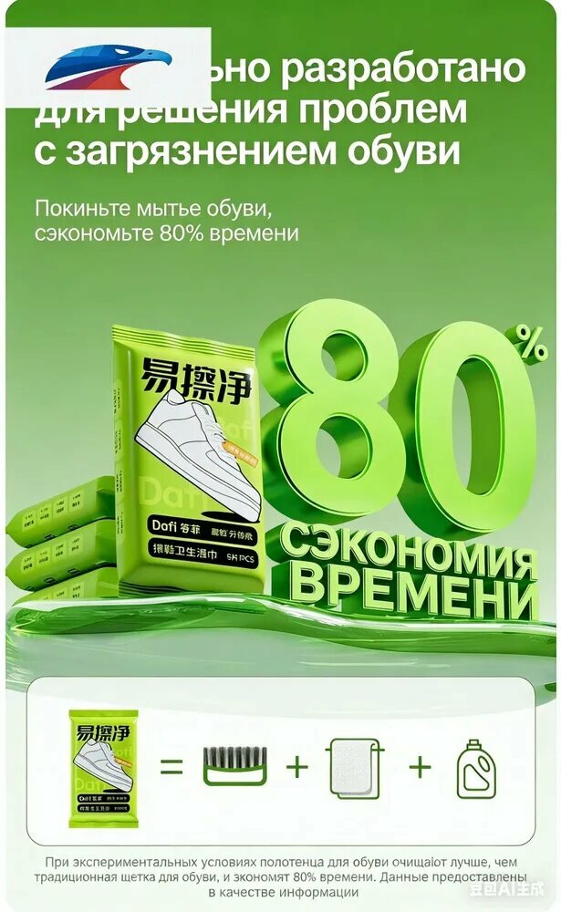 Средство для ухода за обувью Очиститель для обуви