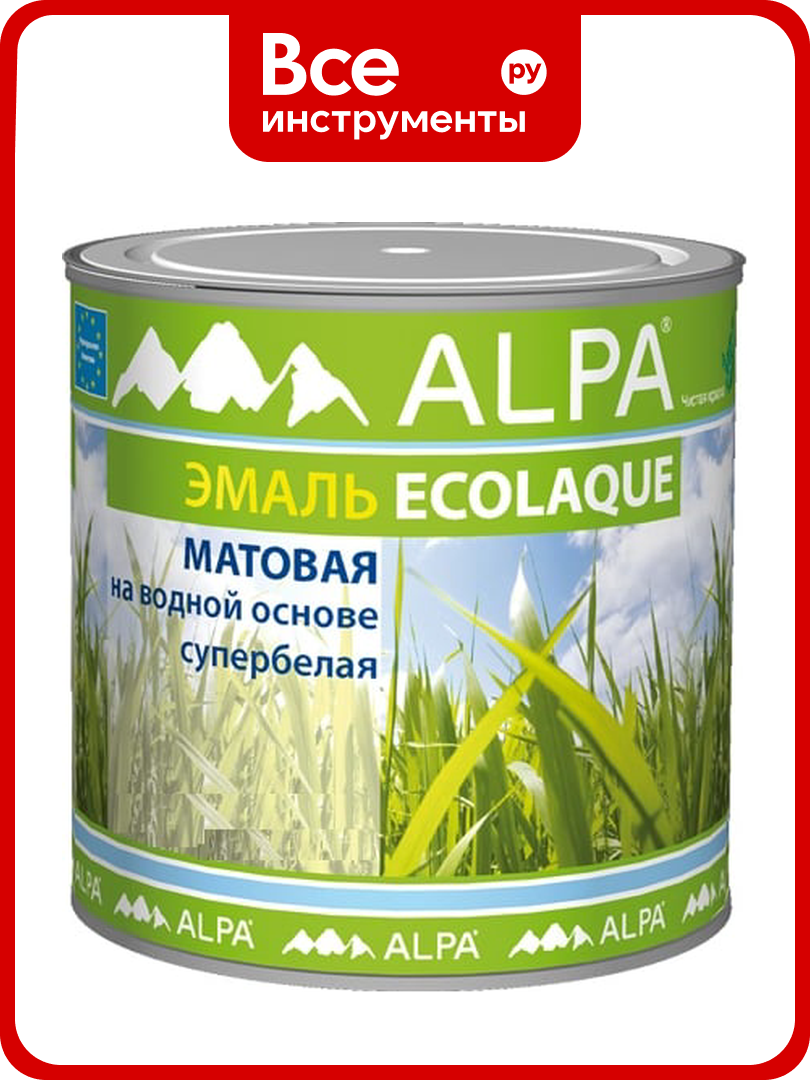 Экоэмаль ALPA матовая 0,5 л 3488570017999