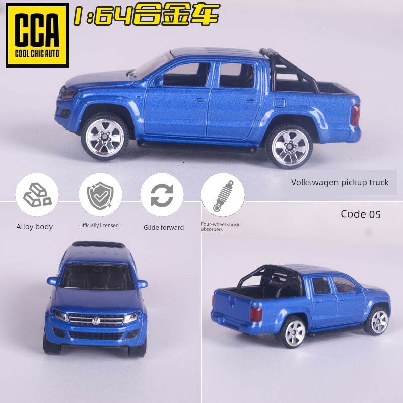 Миниатюрная модель автомобиля CCA Cai Po 1:64 из настоящего сплава с амортизаторами, карманная реалистичная игрушечная