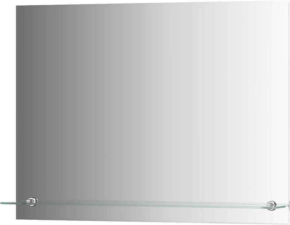 Зеркало Evoform Attractive BY 0516 80x60 с полкой, 80 см, в современном стиле, зеркало настенное в ванную