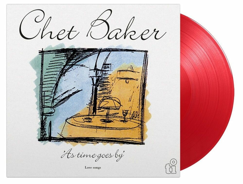 Chet Baker. As Time Goes By (Love Songs) (2LP/Limited Edition/Translucent Red Vinyl/Виниловая пластинка)