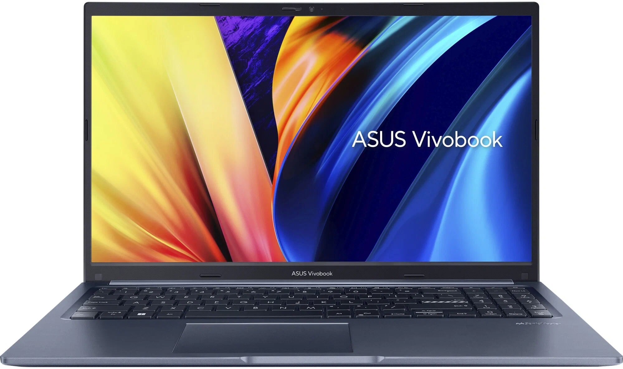 15.6" Ноутбук Asus VivoBook IPS , Ryzen 7 5825U, RAM 16 GB DDR5, SSD 512 GB, Windows 11 Pro + Office 2021, Темно - синий, Русская раскладка