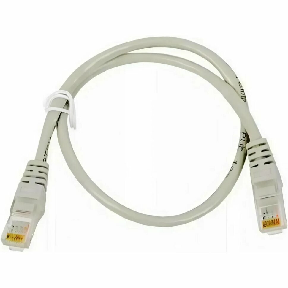 Патч-корд ExeGate UTP-RJ45-RJ45-5e-0,3M-GY, cat.5e, 0.3м, сер 