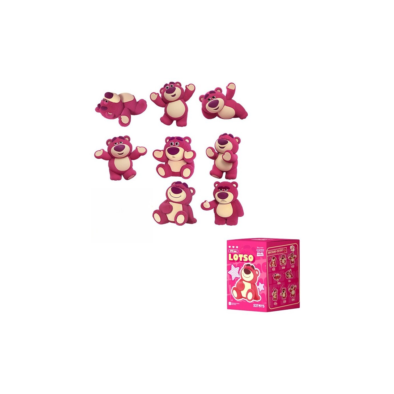 Коллекция игрушек унисекс 52TOYS x Disney Toy Story Лотсо, Single Mystery Box (Random Pick)