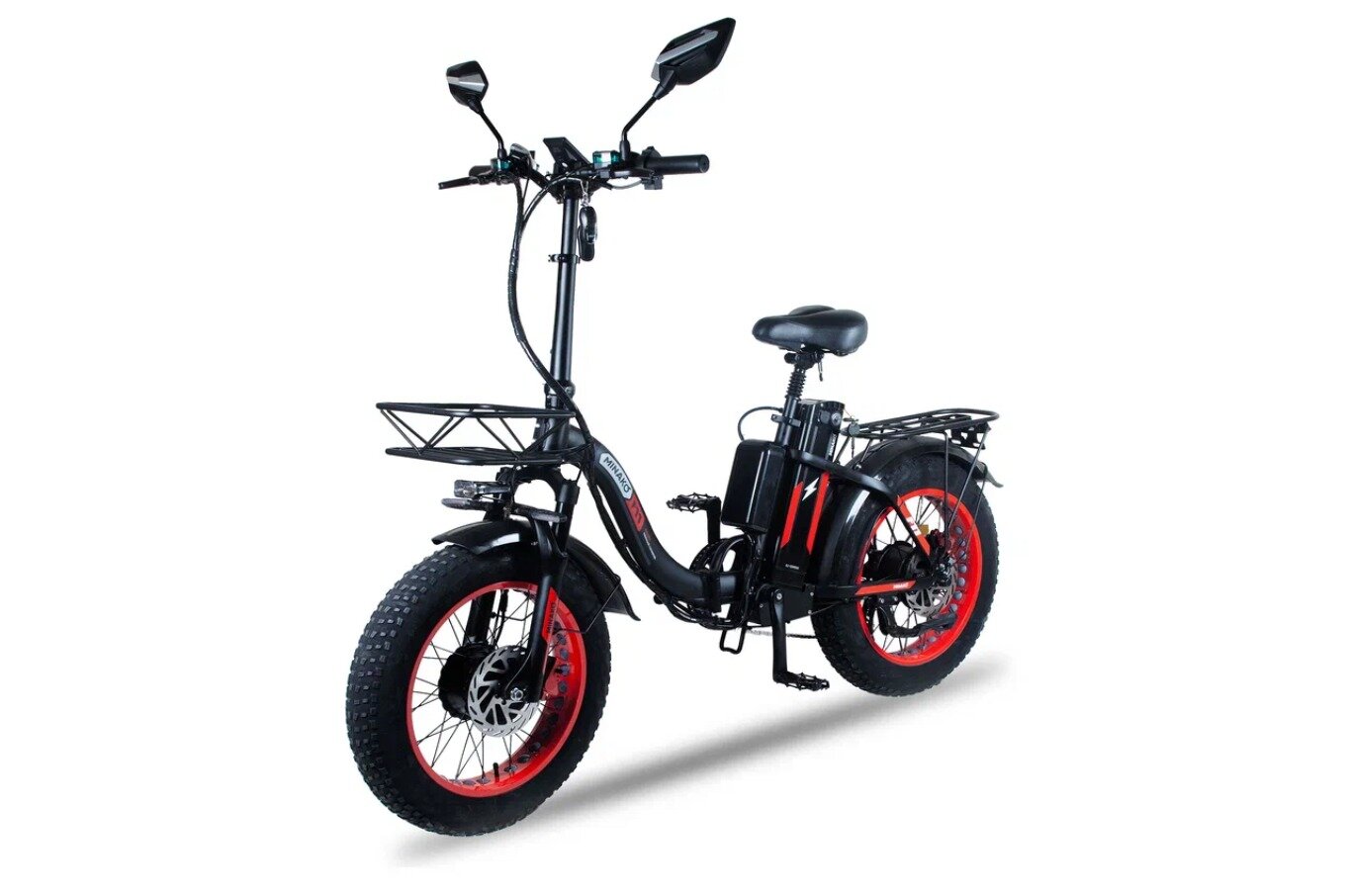 Электровелосипед Minako "F11 Dual", складной, 20 скоростей, Li-ion аккумулятор