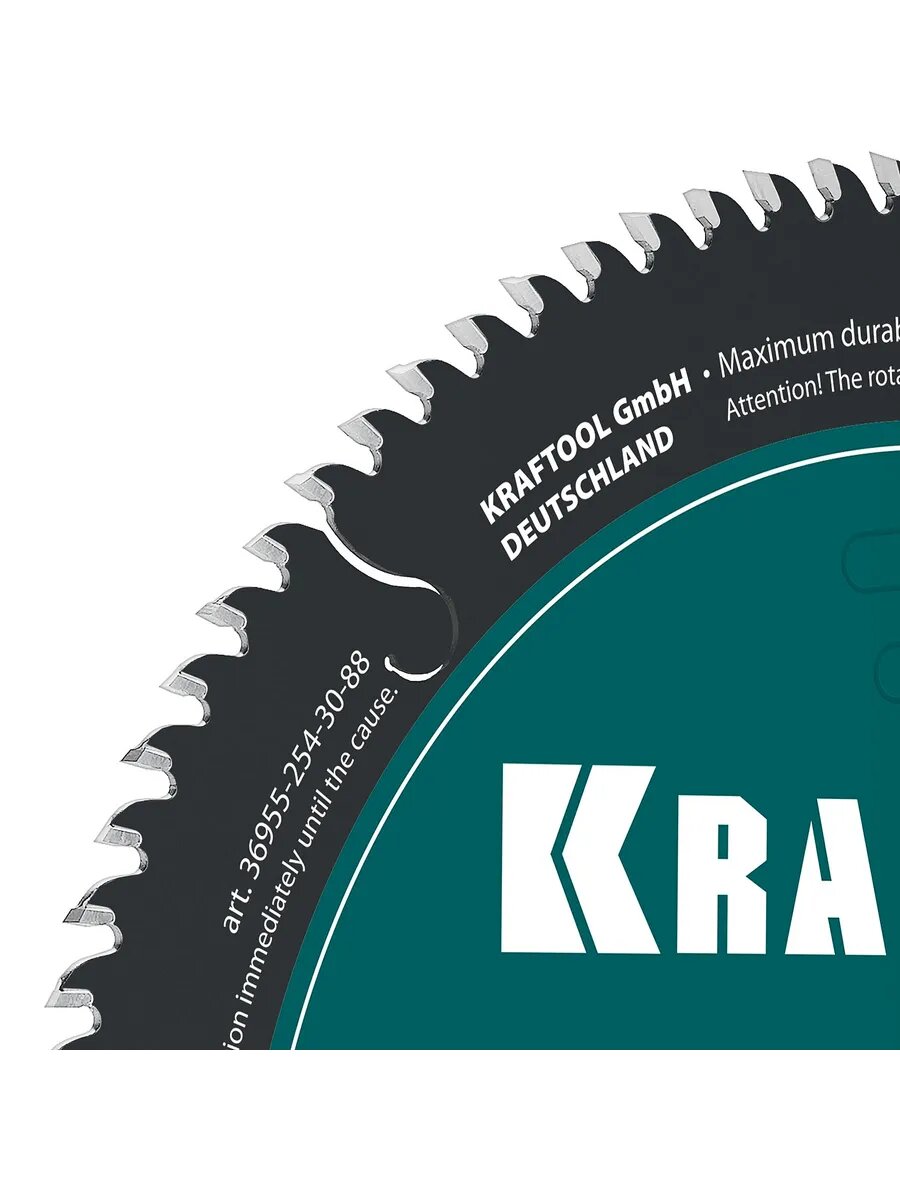 KRAFTOOL Slim wood cut 254 х 30 x 2.0 мм, 88Т, диск пил