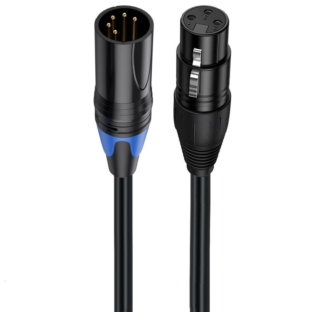 Аудиокабель XLR3M–XLR5Ж, 3F5M