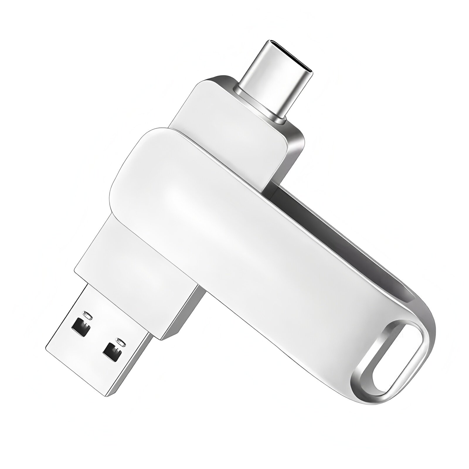 USB-накопитель Type-C 2ТБ, OTG. Высокоскоростная, большая емкость. Подходит для мобильных телефонов и компьютеров