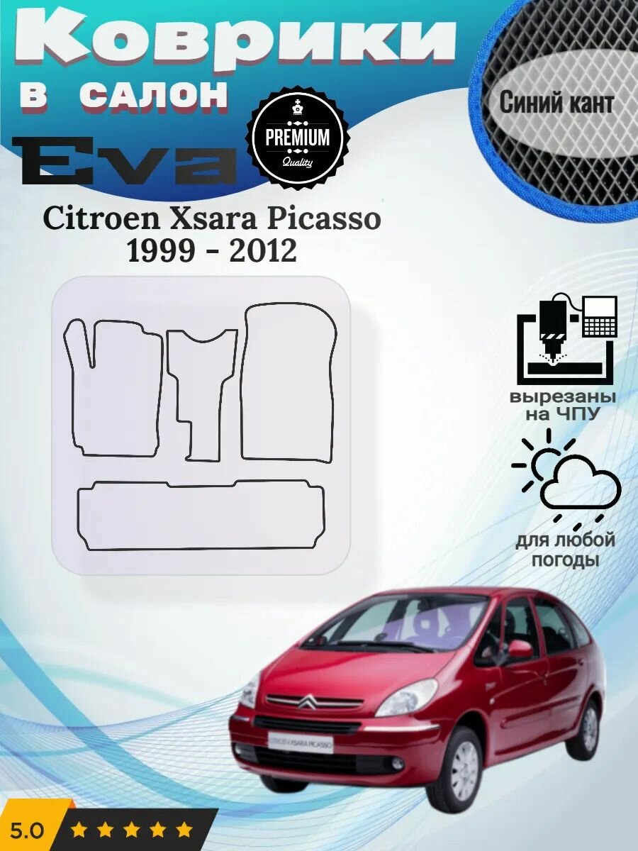 Eva Эва коврики Citroen Xsara Picasso Ситроен Ксара Пикассо
