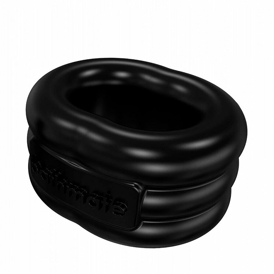Виброкольцо Bathmate Vibe Ring Stretch, elastomex, черный, аккумулятор