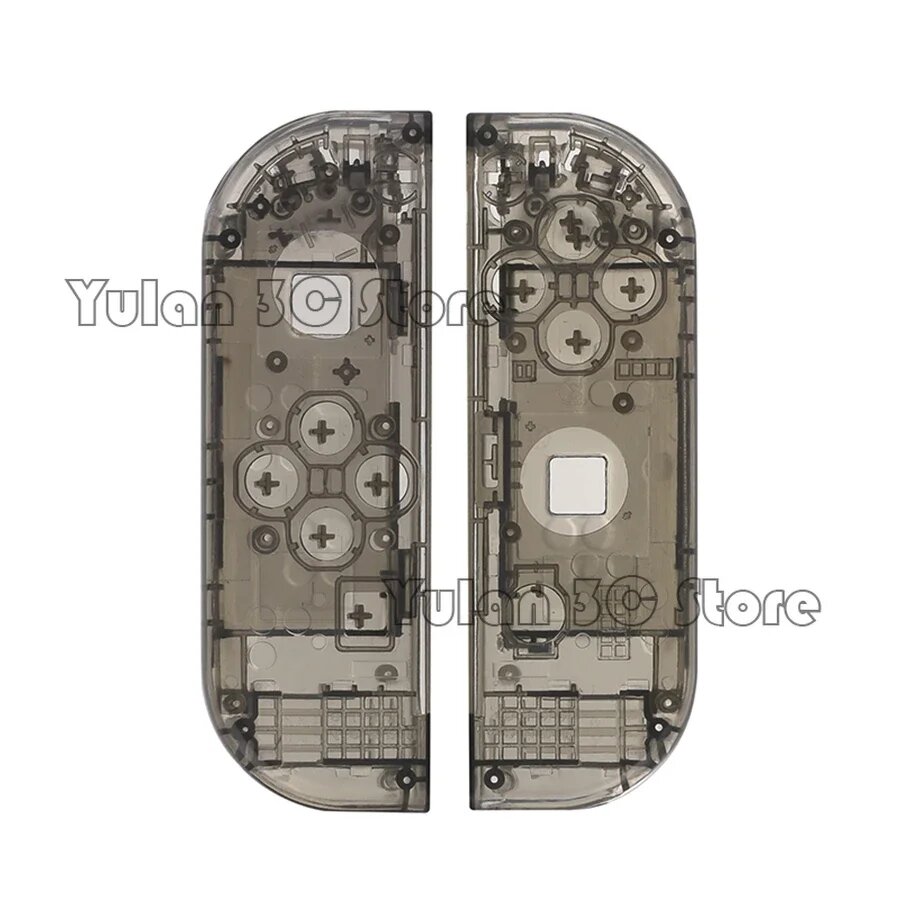Прозрачный корпус Joy-con, цвет Transparent Black