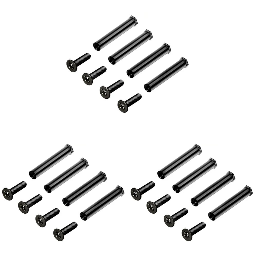 Винты для корпуса компьютера, Black 12pcs