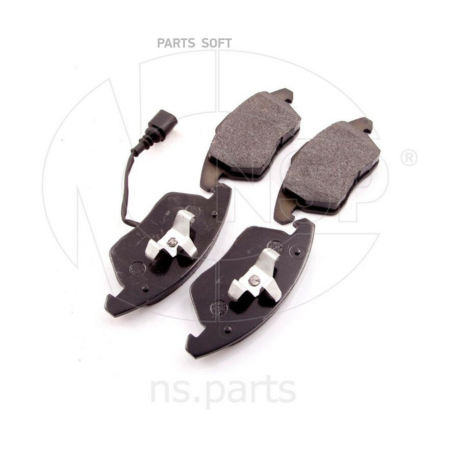 NSP NSP085K0698151 Колодки тормозные передние SKODA Octavia (04-13)/Fabia (11-)/VW Caddy (04-15)